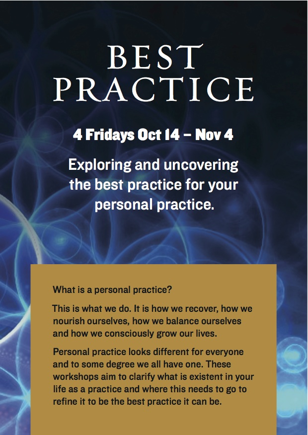 Best Practice – Personal Practice Workshops – My Joy Body
